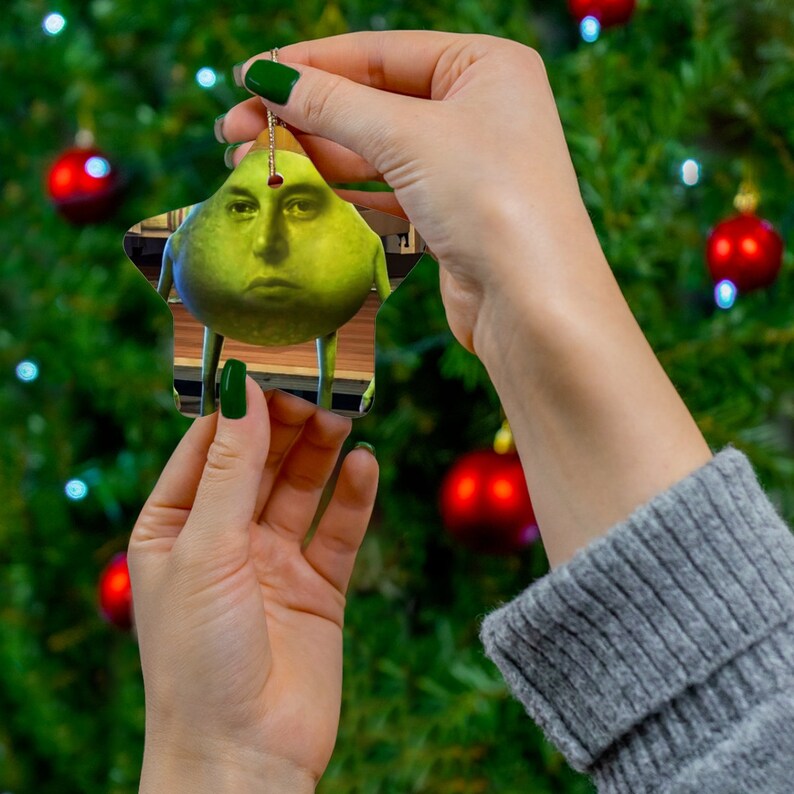 Elon Musk Mike Wazowski Christmas Tree Ornament Funny Holiday ...