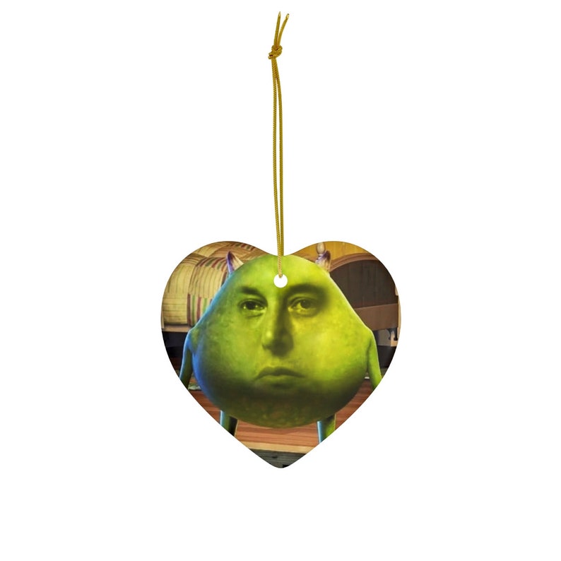 Elon Musk Mike Wazowski Christmas Tree Ornament Funny Holiday ...
