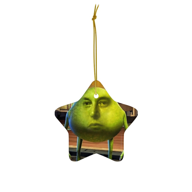 Elon Musk Mike Wazowski Christmas Tree Ornament Funny Holiday ...