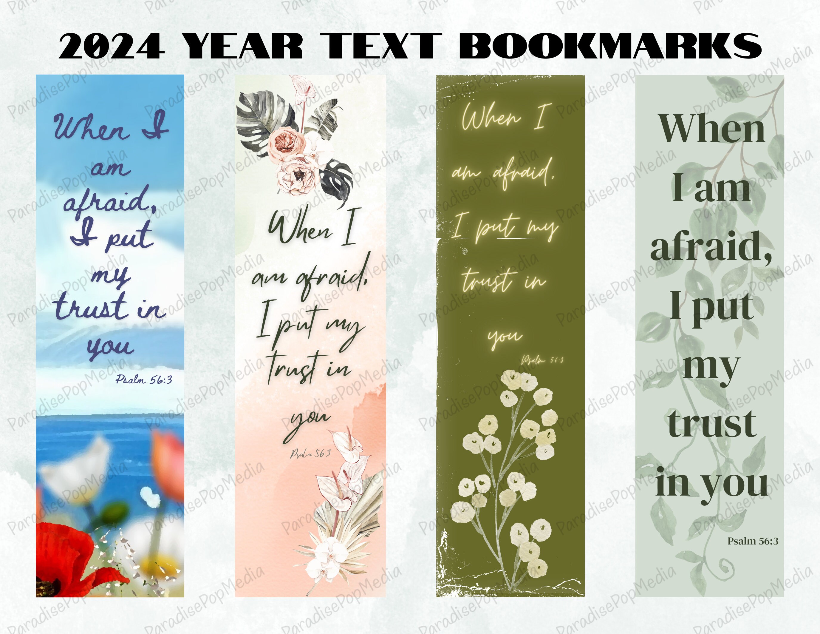2024 Yeartext Bookmarks - Digital File - Etsy