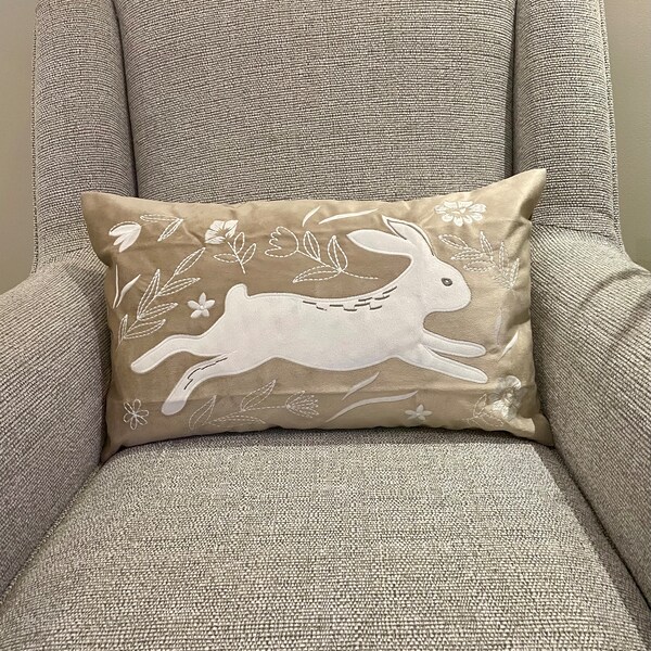 Hare Cushion - Etsy UK