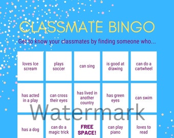Summer Bingo Digital Download - Etsy
