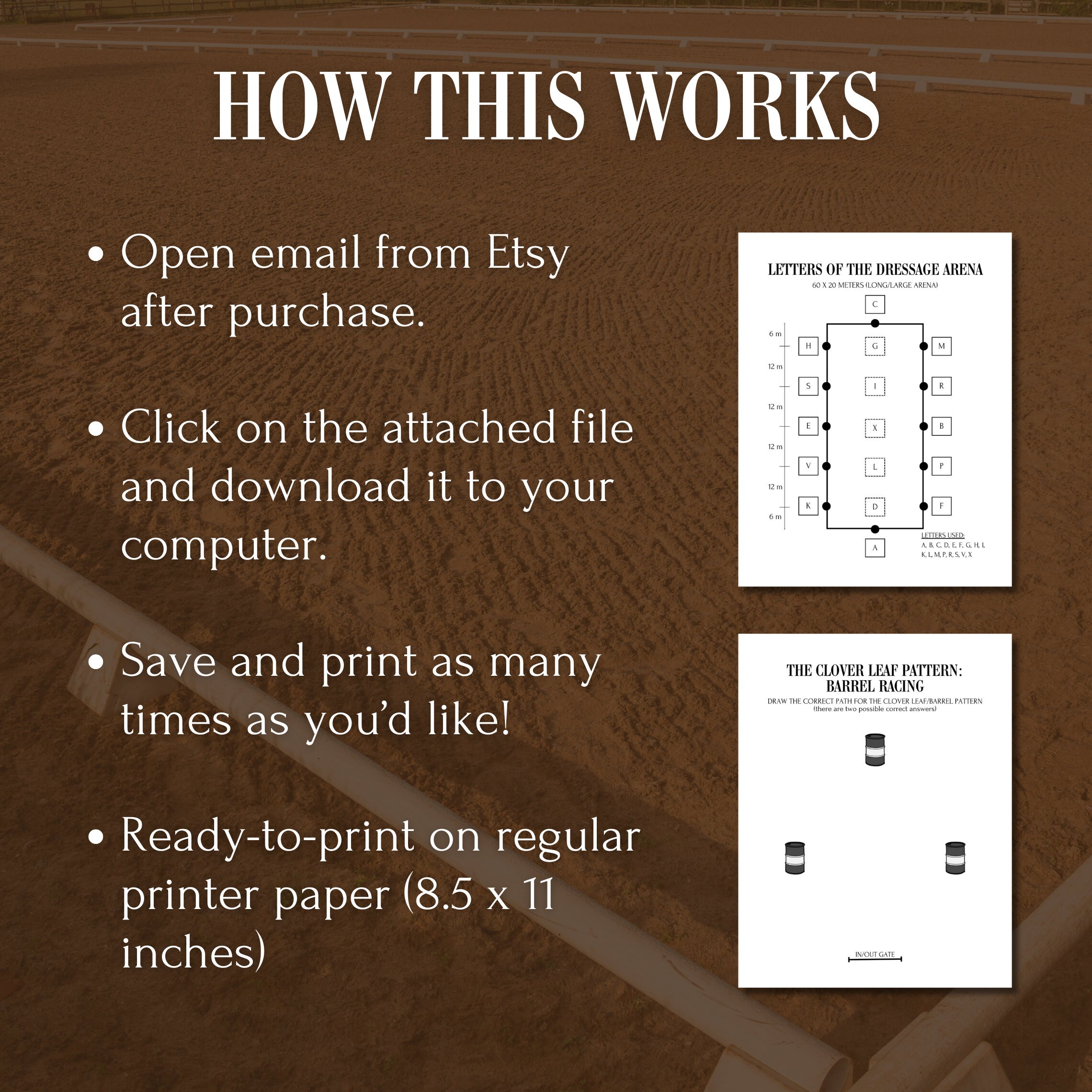Horse Arena Worksheet Bundle | Horse Racing Track Labeling | Dressage ...