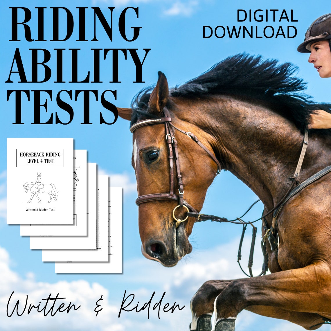 Horseback Riding Ability Tests | Equine Curriculum | Horsemanship Test ...