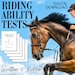 Horseback Riding Ability Tests | Equine Curriculum | Horsemanship Test ...