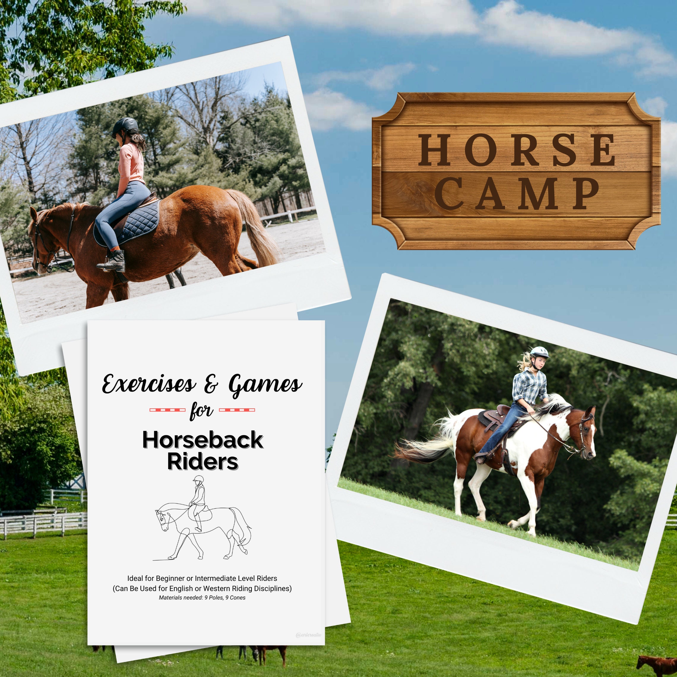 Horse Camp Activity Worksheet | Horseback Riding Lesson Plan ...