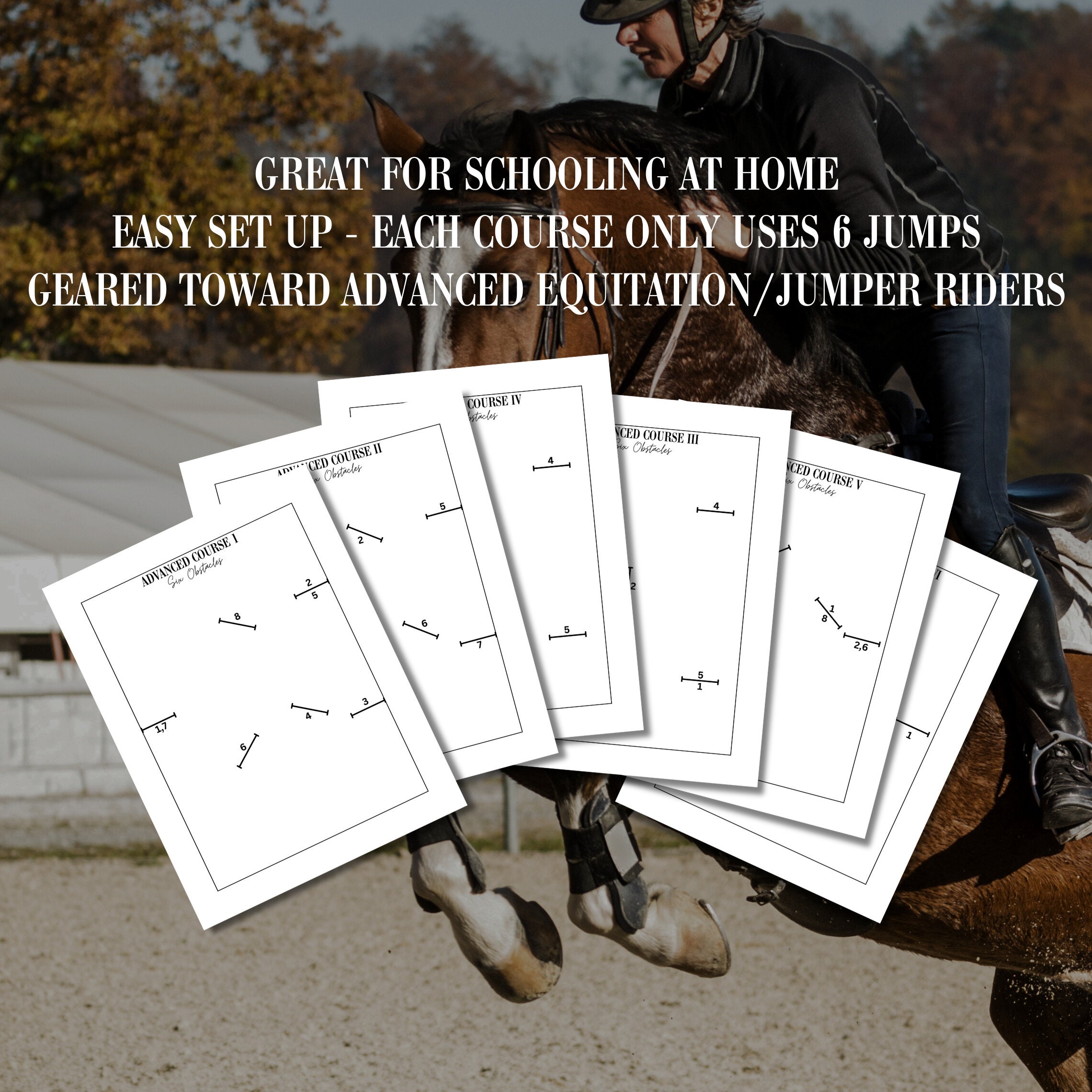 Horse Jump Course | Course Designs | Equitation Practice Hunter Jumper ...