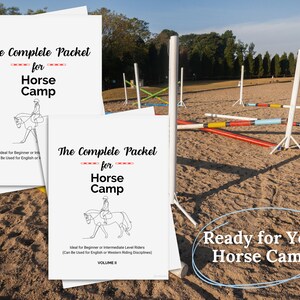 The Complete Horse Camp Lessons & Activities Packet - Double Bundle - Etsy
