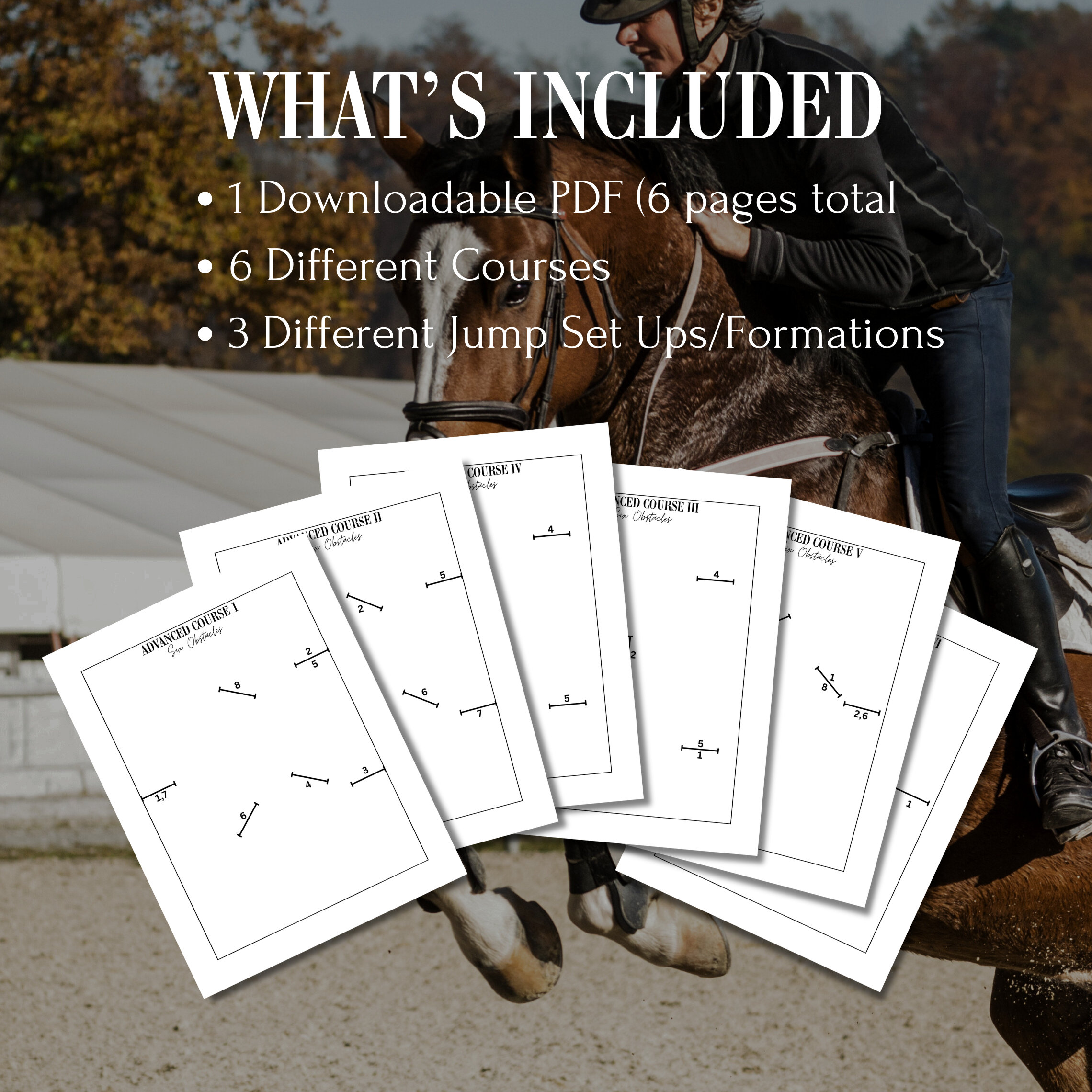 Horse Jump Course | Course Designs | Equitation Practice Hunter Jumper ...