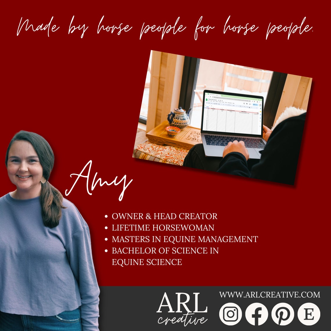 Horse Farm Management Spreadsheet | Barn or Stable Organization ...