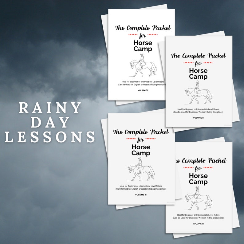 Horse Camp Activity Worksheet | Horseback Riding Lesson Plan ...