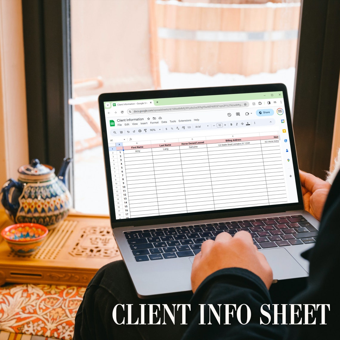 Horse Farm Management Spreadsheet | Barn or Stable Organization ...