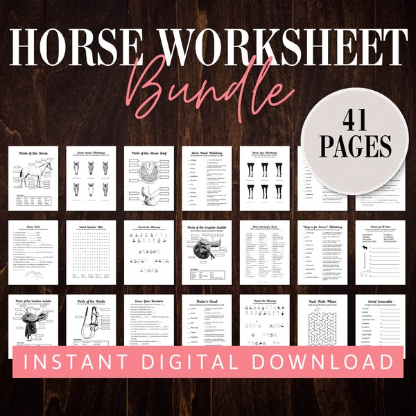 Parts of the Horse Hoof Activity Worksheet Label Horse Foot Equine ...