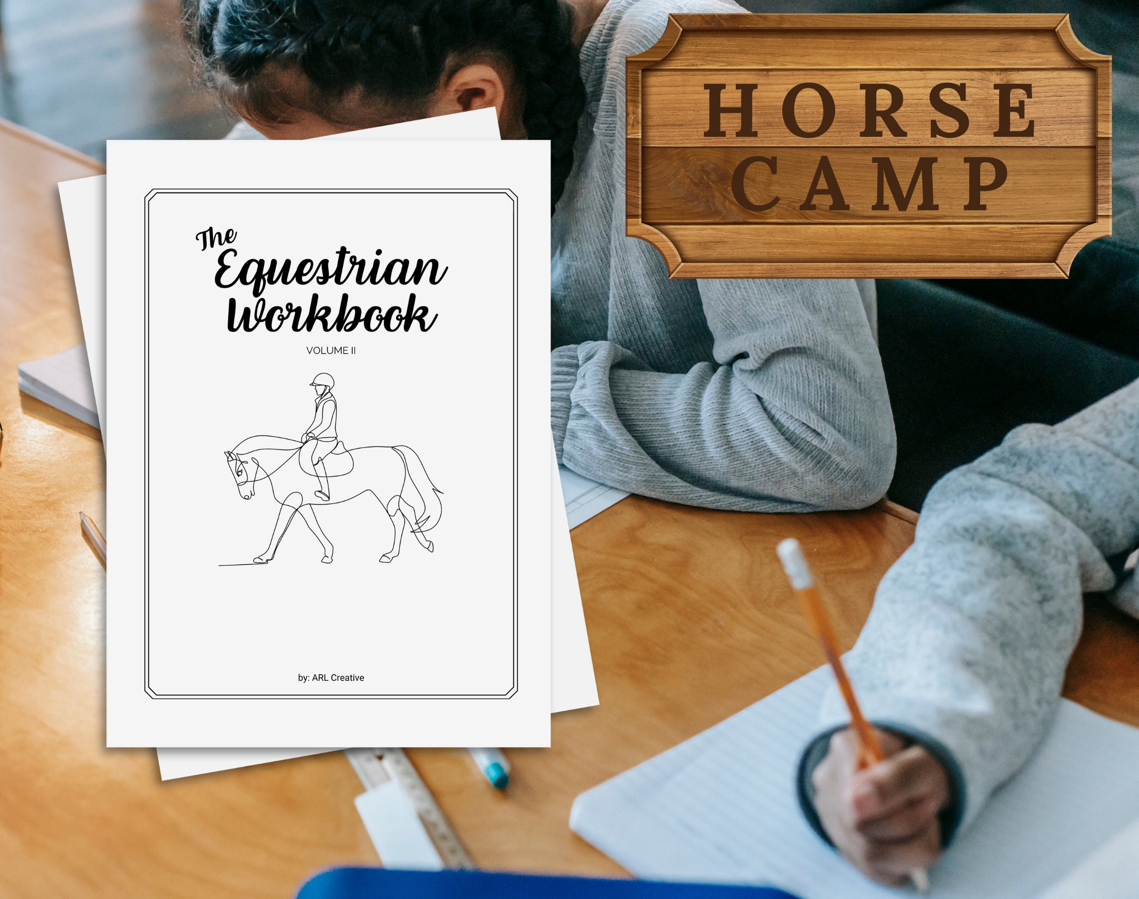 The Equestrian Workbook - Bundle (4 Workbooks) - Etsy