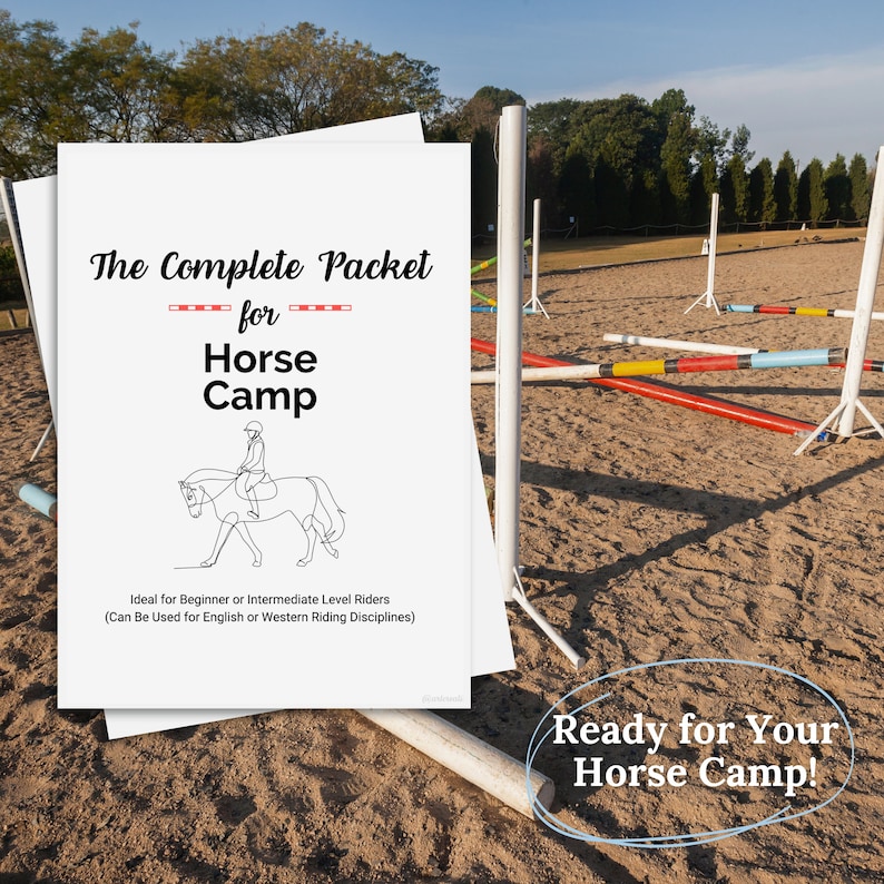 Complete Horse Camp Lessons and Activities Packet | Horseback Riding ...