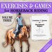 Horse Camp Worksheet Bundle Horseback Riding Lesson Rain Day Activity Homeschool Horse ...