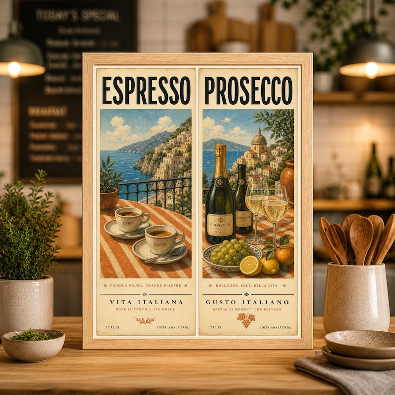 Italian Prosecco Art - Etsy