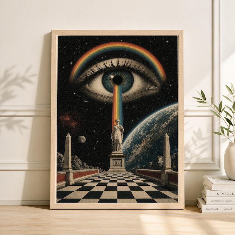 Psychedelic Eye Wall Art - Etsy