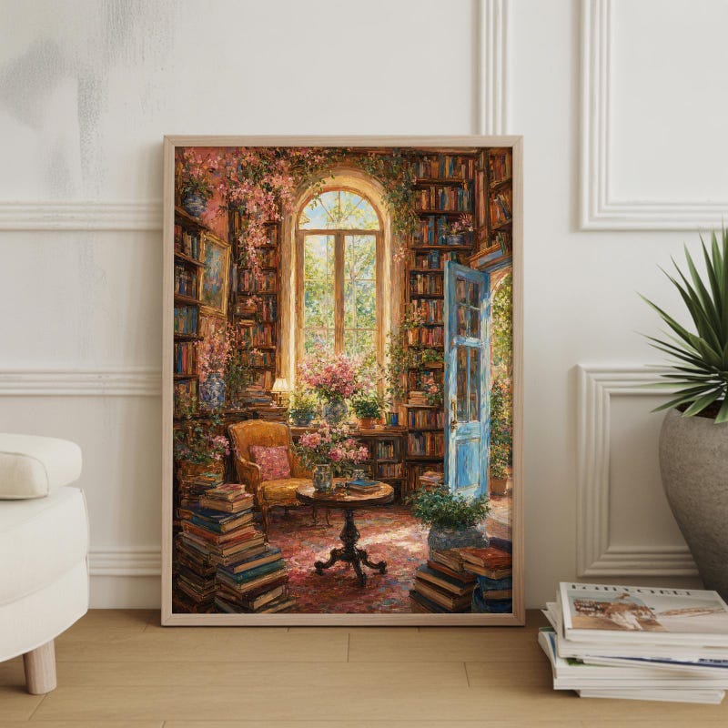 Bookshelf Nostalgia - Etsy