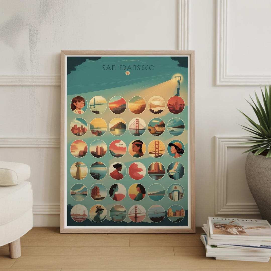 Travel Bucket List World Map Poster: Custom Destination Art - Etsy