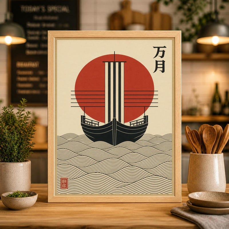 Japan Style Ramen Poster - Etsy