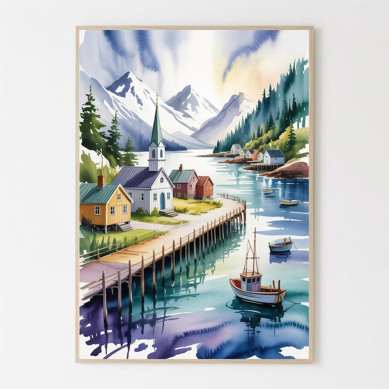 Alaska Paintings Canvas - Etsy