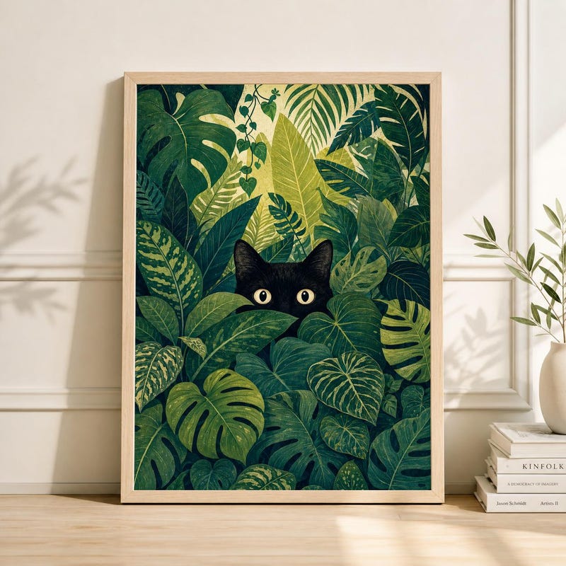 Jungle Plants Poster - Etsy