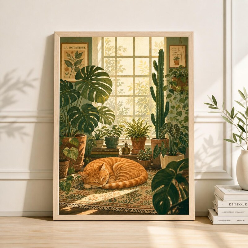 Orange Poster Window - Etsy