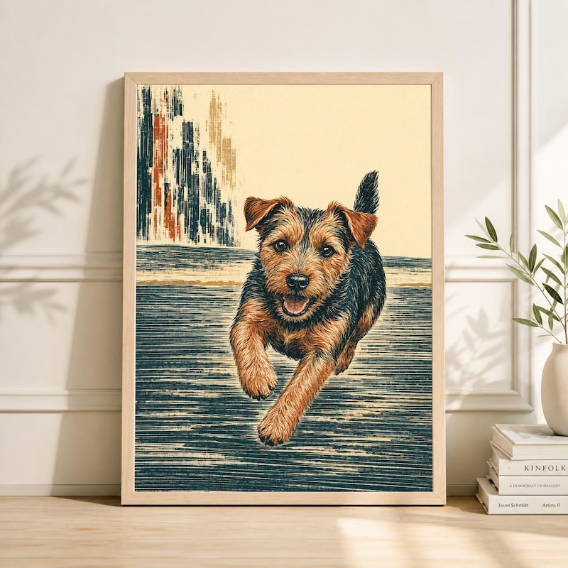 Linocut Yorkshire - Etsy