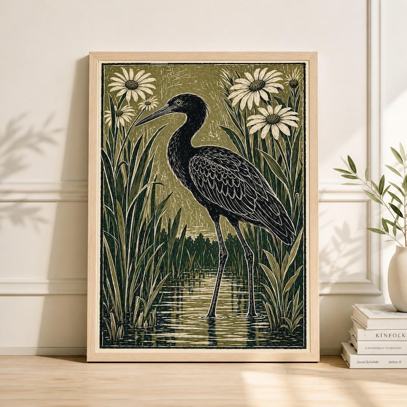 Wildlife Linocut Prints - Etsy