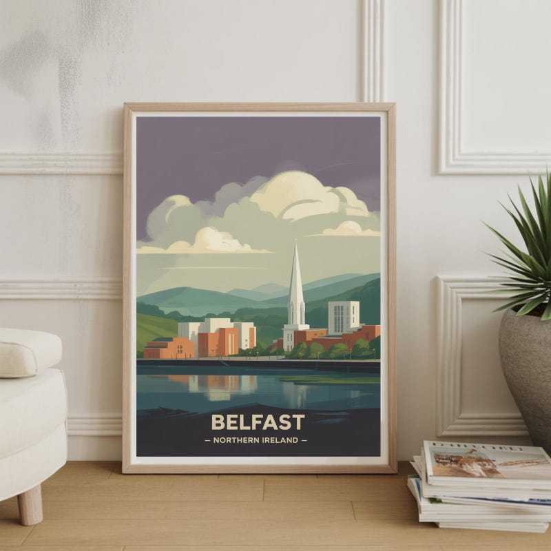 Framed Prints of Belfast - Etsy