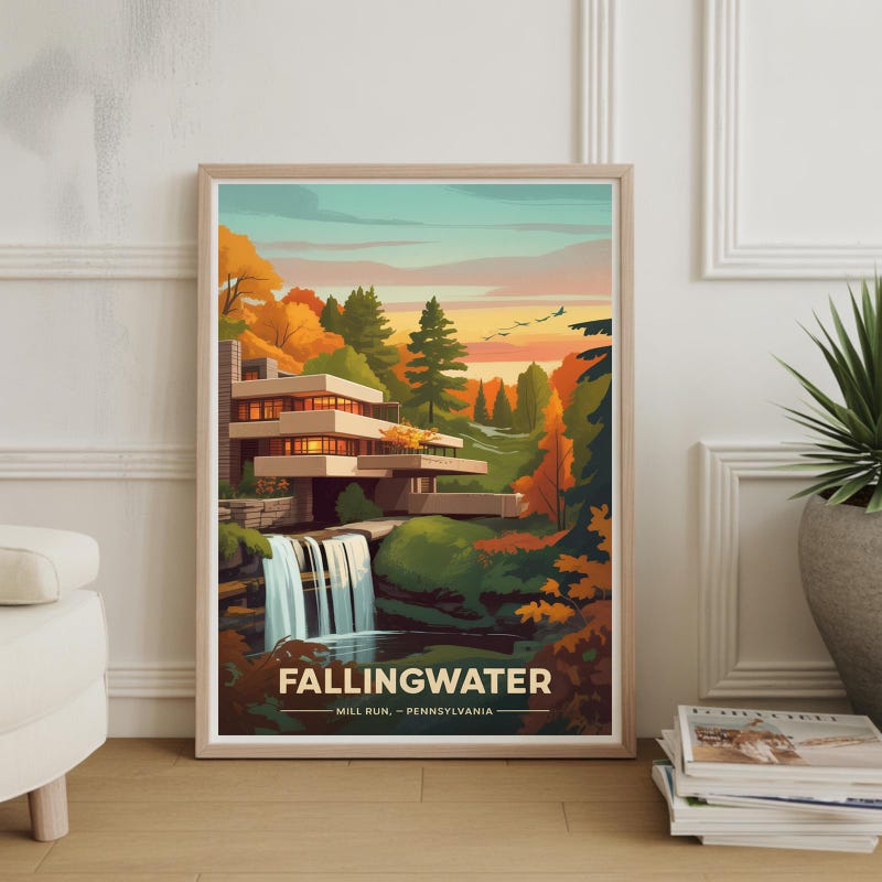 Fallingwater - Etsy