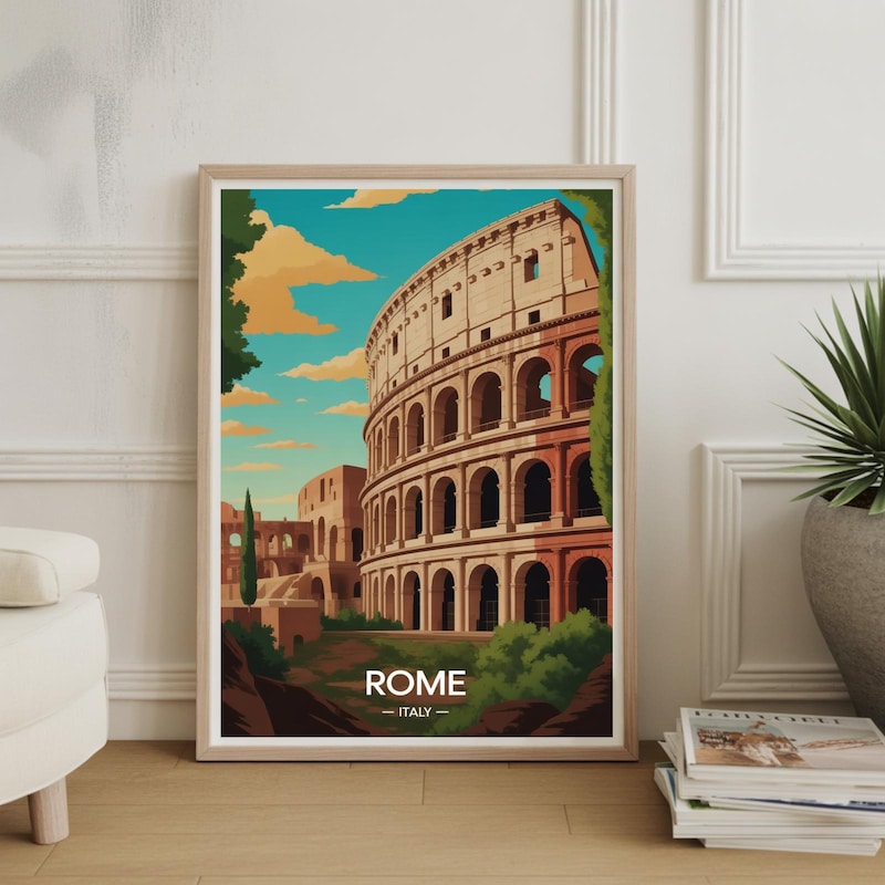 Colosseum Digital Poster - Etsy