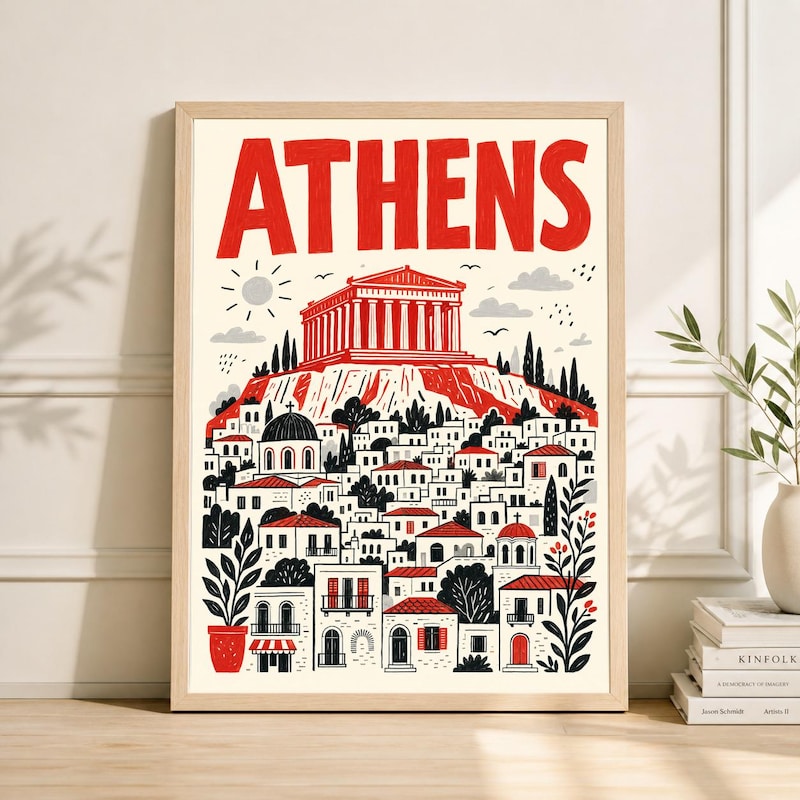 Poster Parthenon - Etsy
