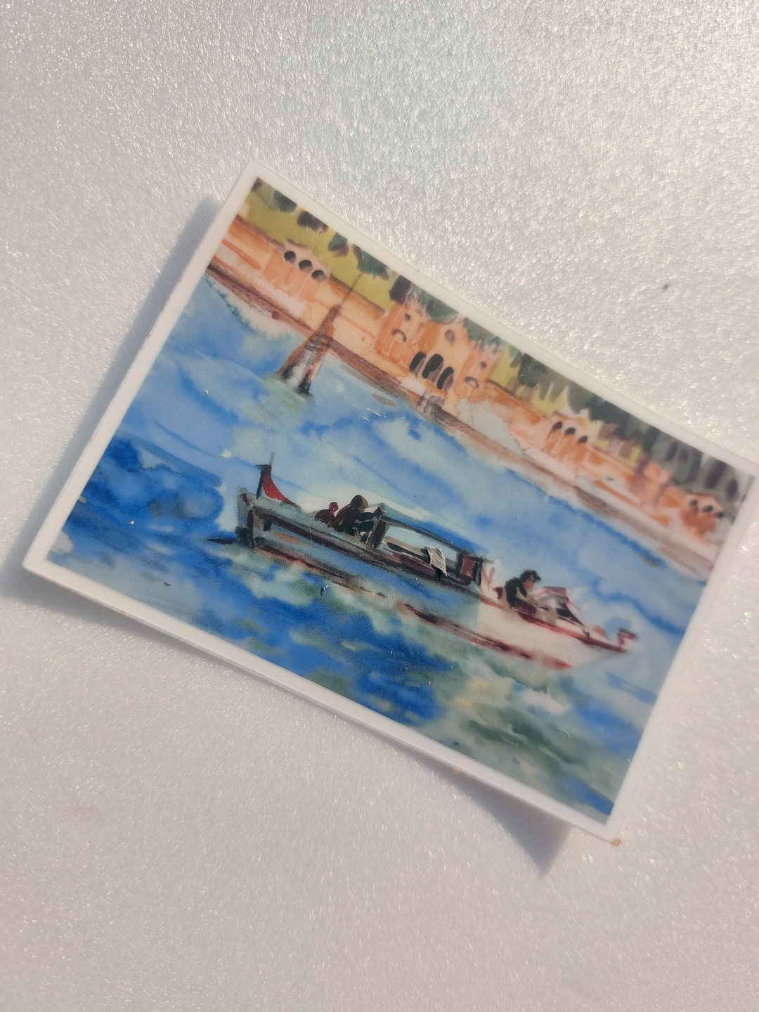 Original Art Vinyl Transparent Sticker Venice - Etsy