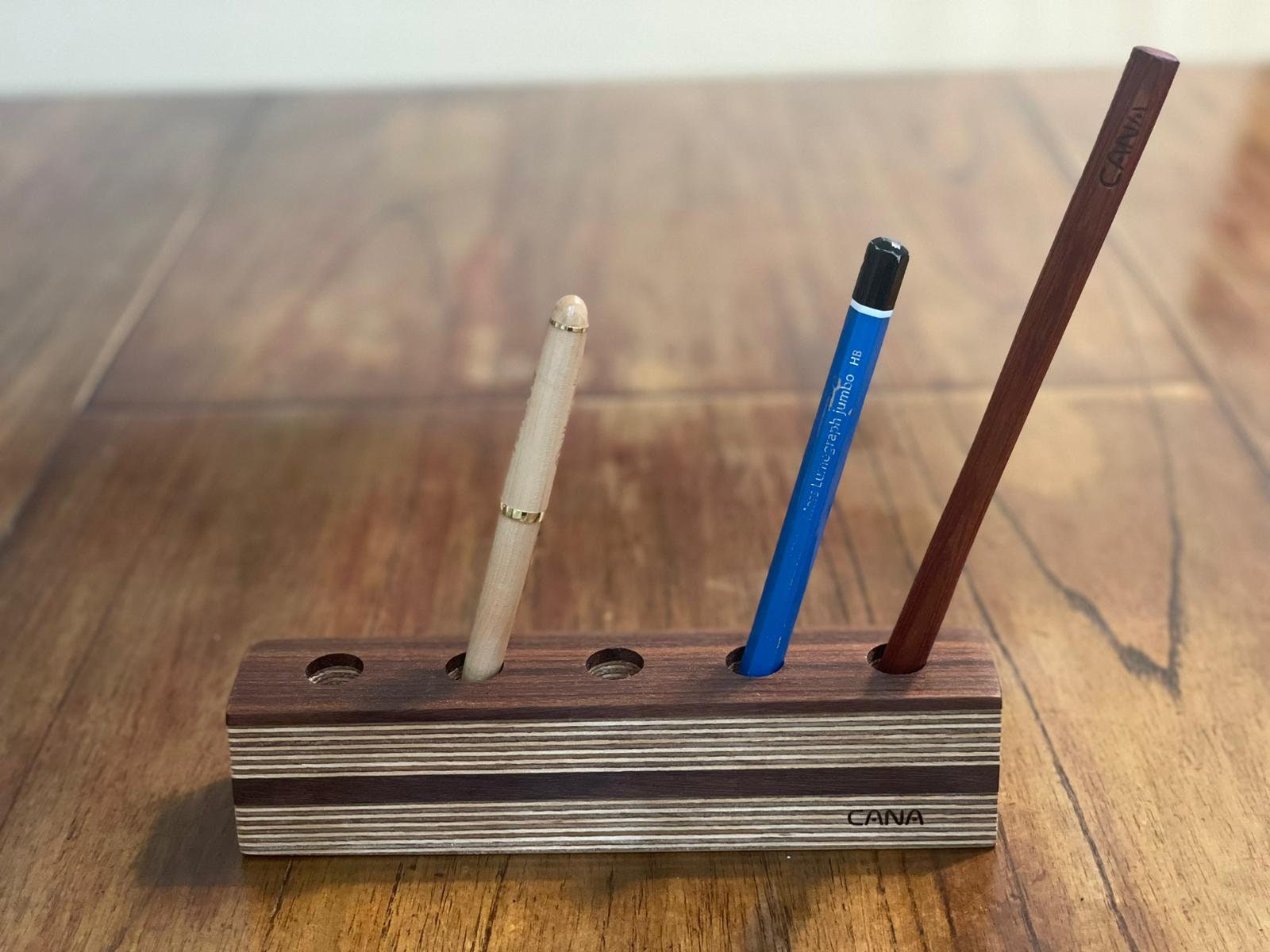 Handmade Wood Pen Holder, Upcycled Wood, Reclaimed Wood, Pencil Holder ...