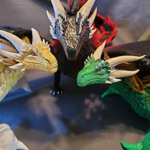 Drogon Rhaegal Viserion Posable Dragons | Got Inspired | Art Doll ...