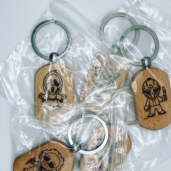 Bamboo Key Chain Personalized - Etsy