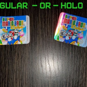 Super Mario Deluxe Gameboy Color Replacement Label Gloss or Holo - Etsy