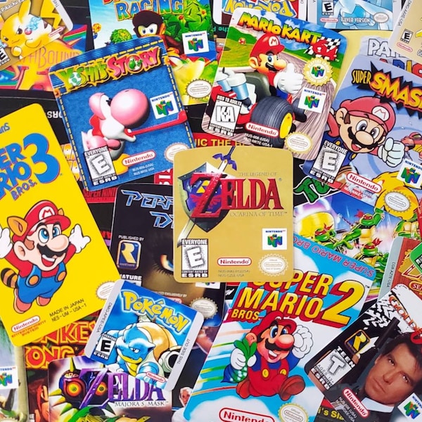N64 Labels - Buy Online - Etsy