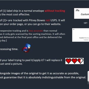 Pokemon Yellow Special Pikachu Edition Gameboy Replacement Label Precut ...