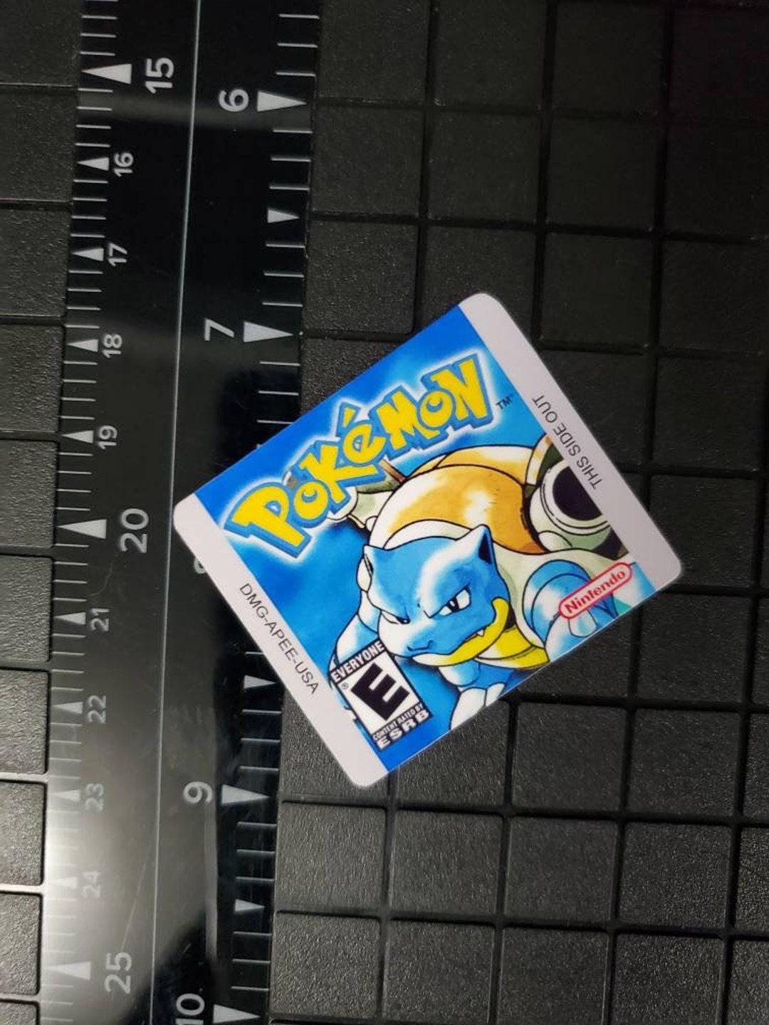 Pokemon Blue Gameboy Replacement Label - Etsy