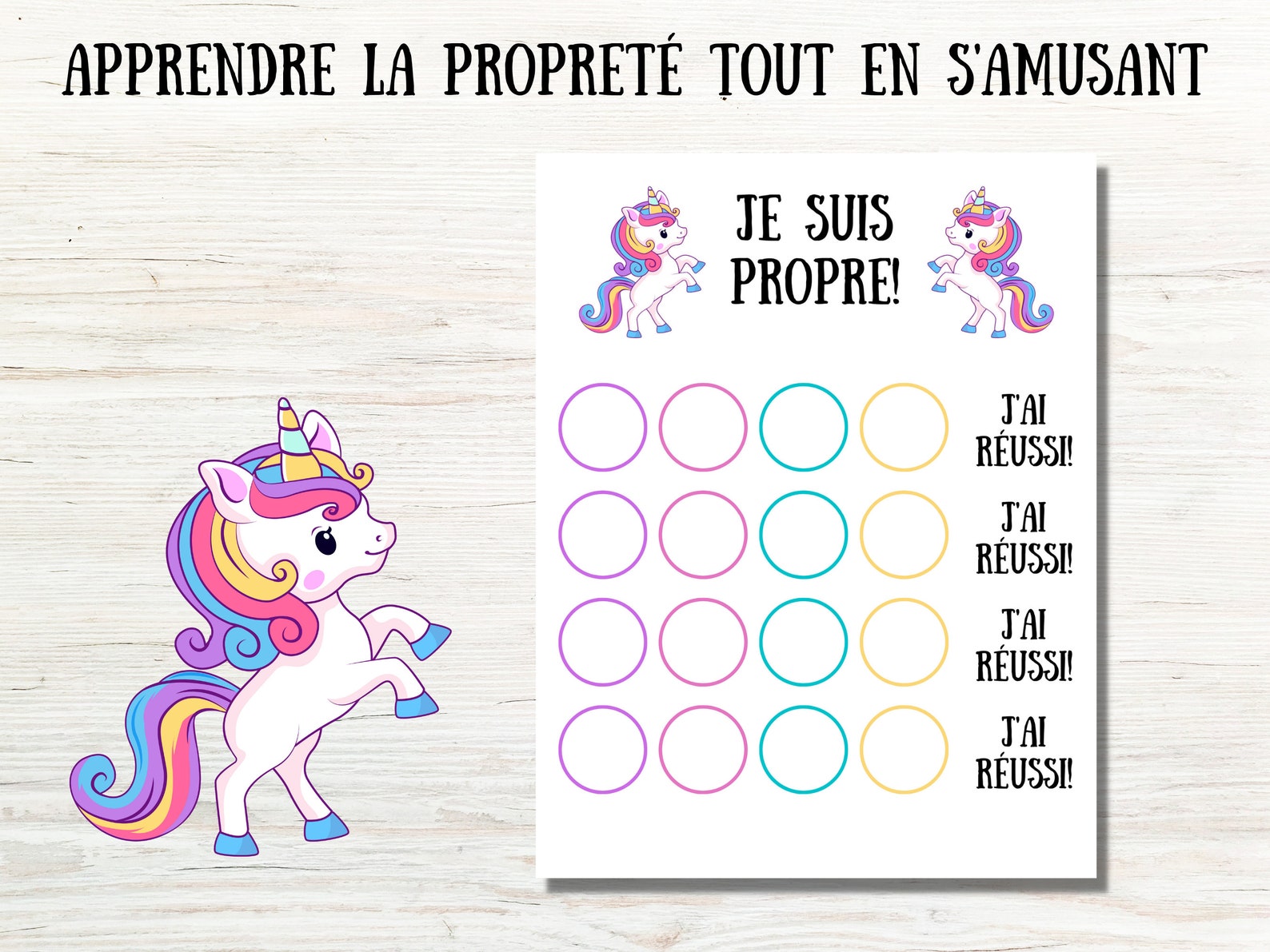 Apprentissage de la propreté pour enfants, Tableau de propreté pour ...