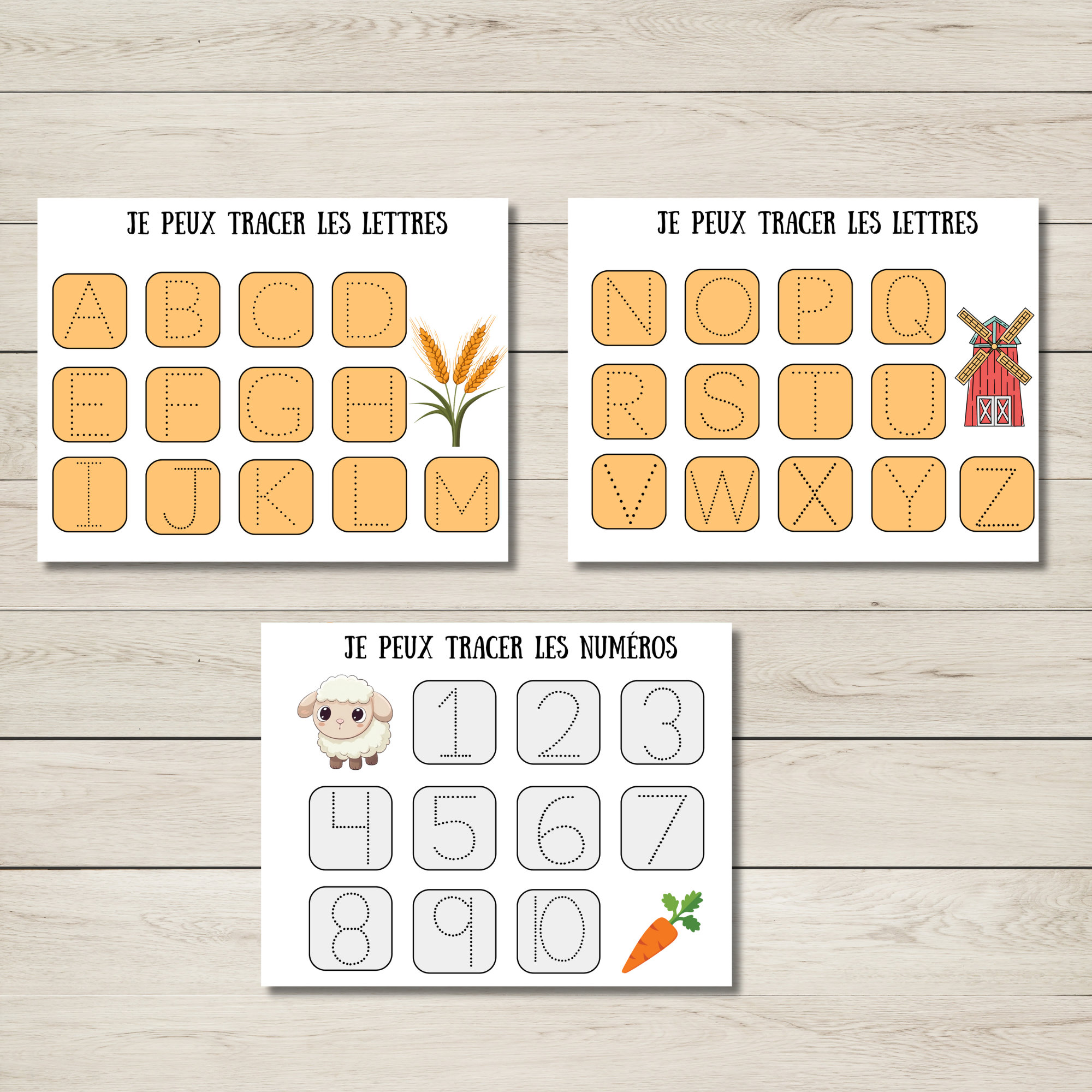 Livre de la ferme à imprimer, Activités pour tout-petits, Feuilles de ...