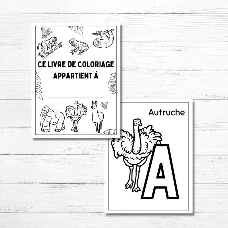 Alphabet Coloring Pages in French, Coloring Pages for Kindergarten ...