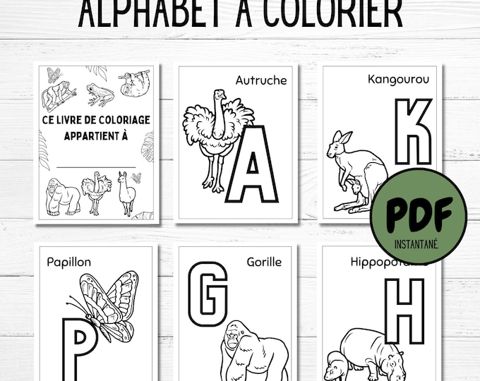 French-english Coloring Pages Bilingual Colouring Pages Printable ...