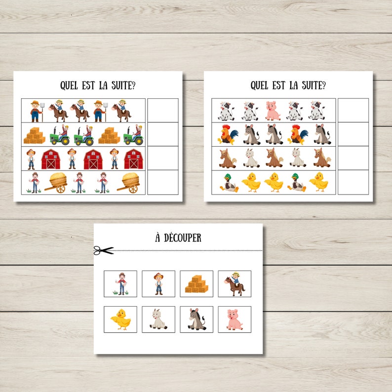 Livre de la ferme à imprimer, Activités pour tout-petits, Feuilles de ...