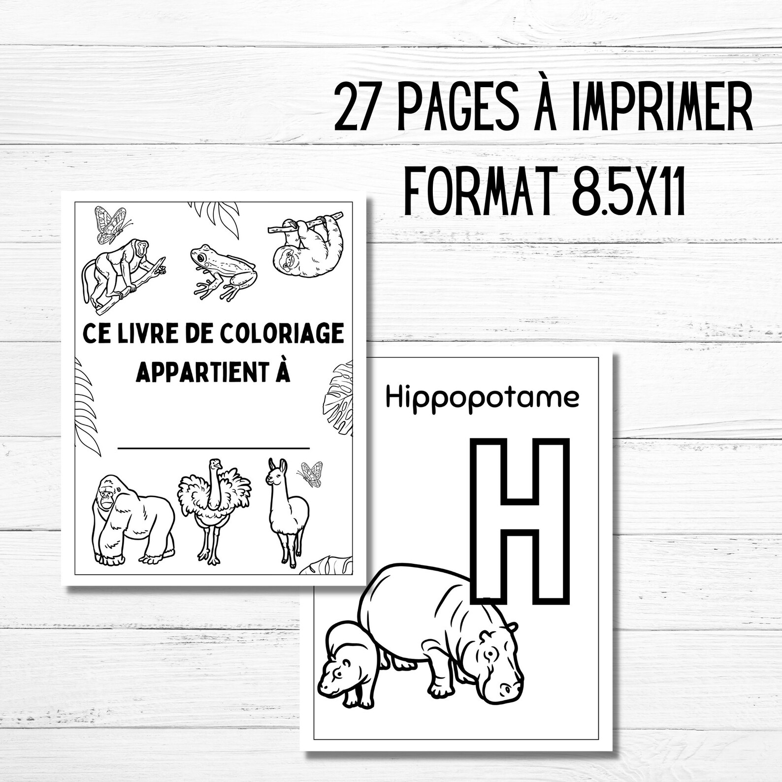 Alphabet Coloring Pages in French, Coloring Pages for Kindergarten ...