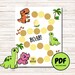 Dinosaur Reward Chart, Reward Chart in French, Learning Chart for ...