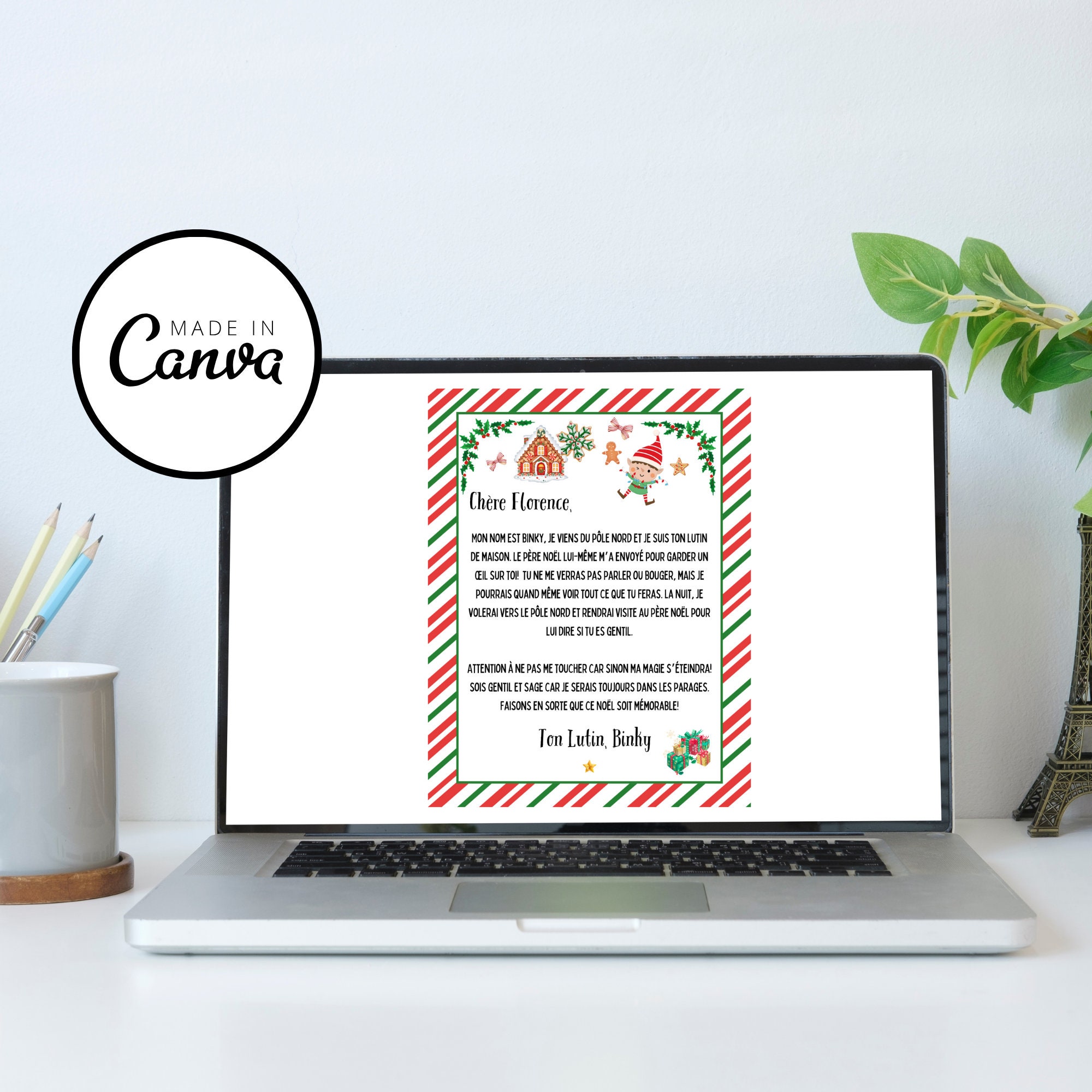 Customizable Christmas Elf Letter, Joke Elf Letter to Print, Elf Letter ...